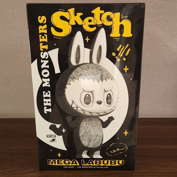 Jual Pop Mart Mega Labubu Sketch 400% - original | Shopee Indonesia