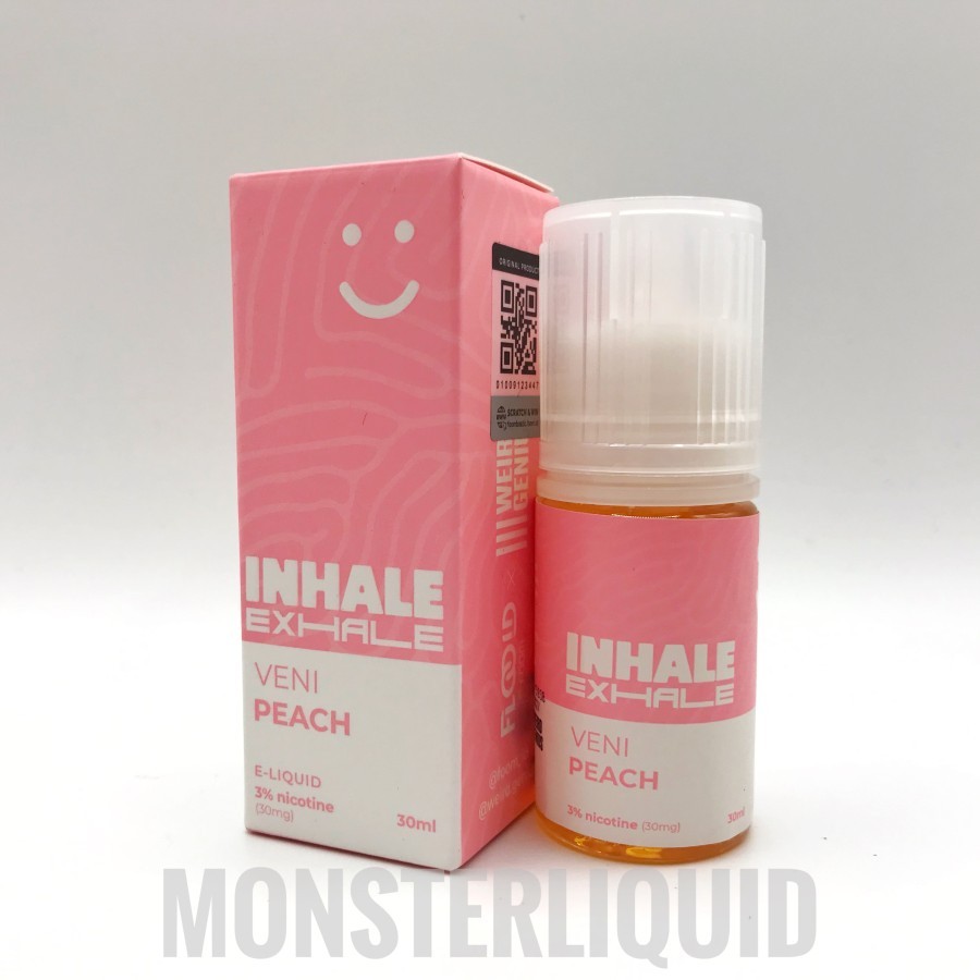 Jual [ SALT NIC ] FOOM INHALE EXHALE VENI PEACH BY FLOOID FOOM X WG ...