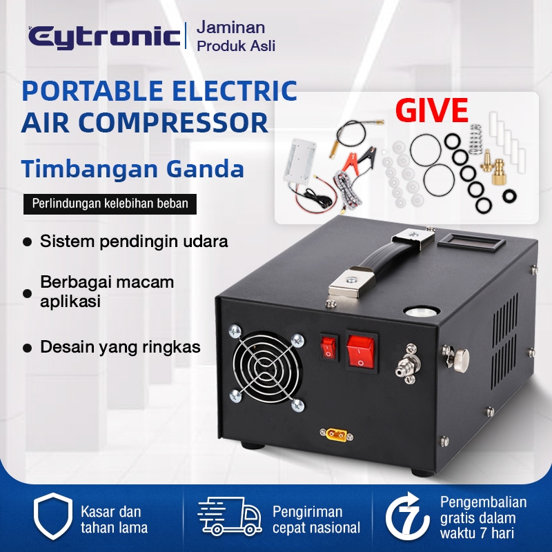 Jual Kompresor Mini Portable 12v 4500psi 30Mpa Kompresor Pcp Elektrik ...