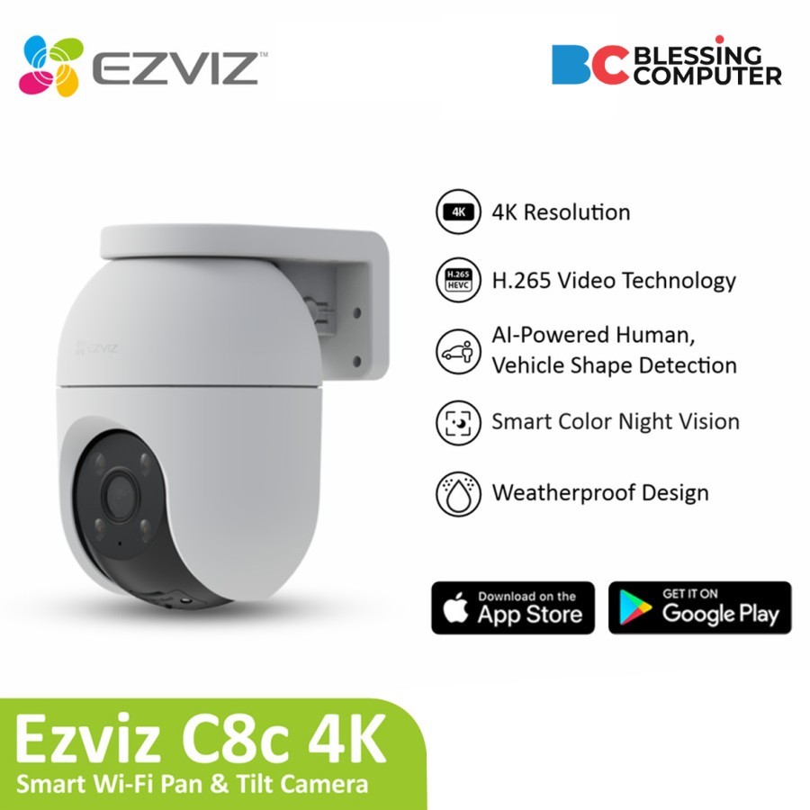 Jual IP CAM EZVIZ CS-C8C 8MP 4K Smart Home Camera | Shopee Indonesia