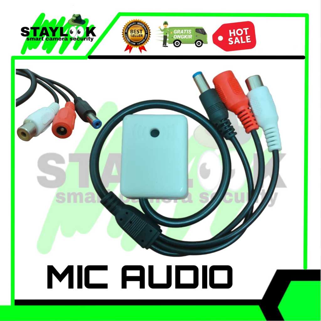 Jual Mic Camera Cctv Audio Monitoring Mic Kamera Cctv | Shopee Indonesia