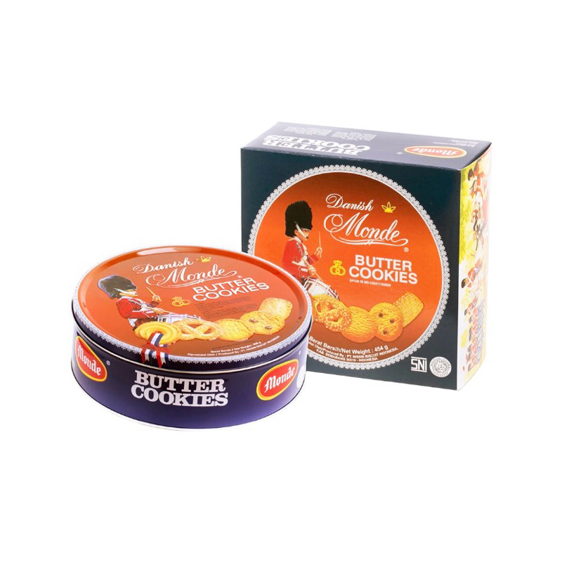 Jual MONDE COOKIES MENTEGA BIRU KALENG 454G | Shopee Indonesia