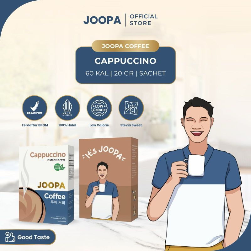 Jual Joopa l Low calorie Instant coffee dengan stevia rasa cappuccino ...