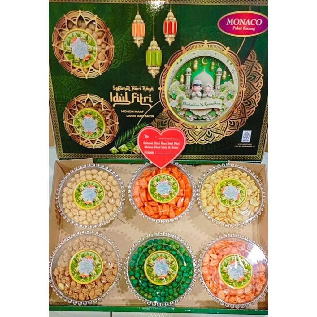 Jual MONACO PAKET KACANG/HAMPERS LEBARAN/PARSEL HARI RAYA | Shopee ...
