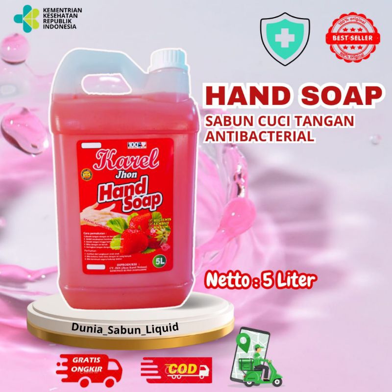 Jual FLASH SALE !! KAREL Liquid Handsoap 5 Liter Sabun Cuci Tangan ...