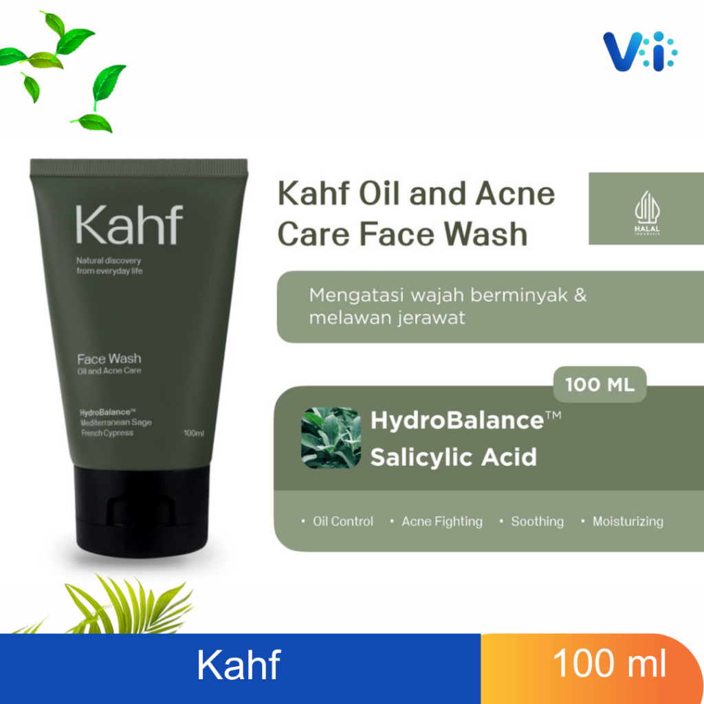Jual KAHF Oil & Acne Care Face Wash 100 ml | Shopee Indonesia