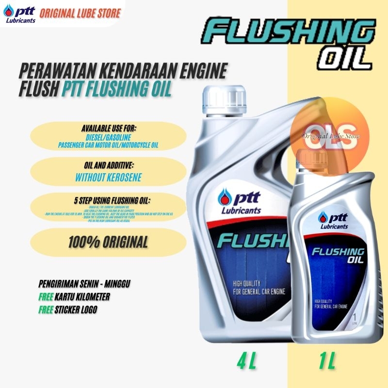 Jual PTT FLUSHING OIL 4L | Shopee Indonesia