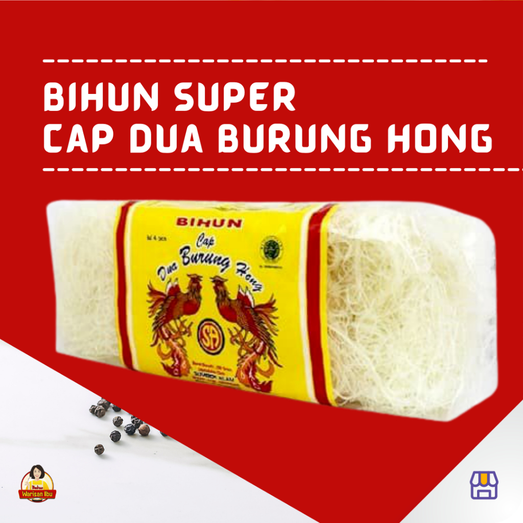 Jual Bihun Cap Dua Burung Hong 250 Gram | Shopee Indonesia