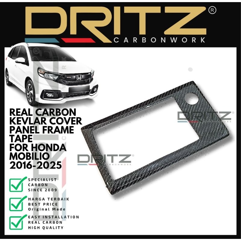 Jual Asli Carbon Kevlar Cover Panel Tape Frame HONDA NEW Mobilio 2016 ...