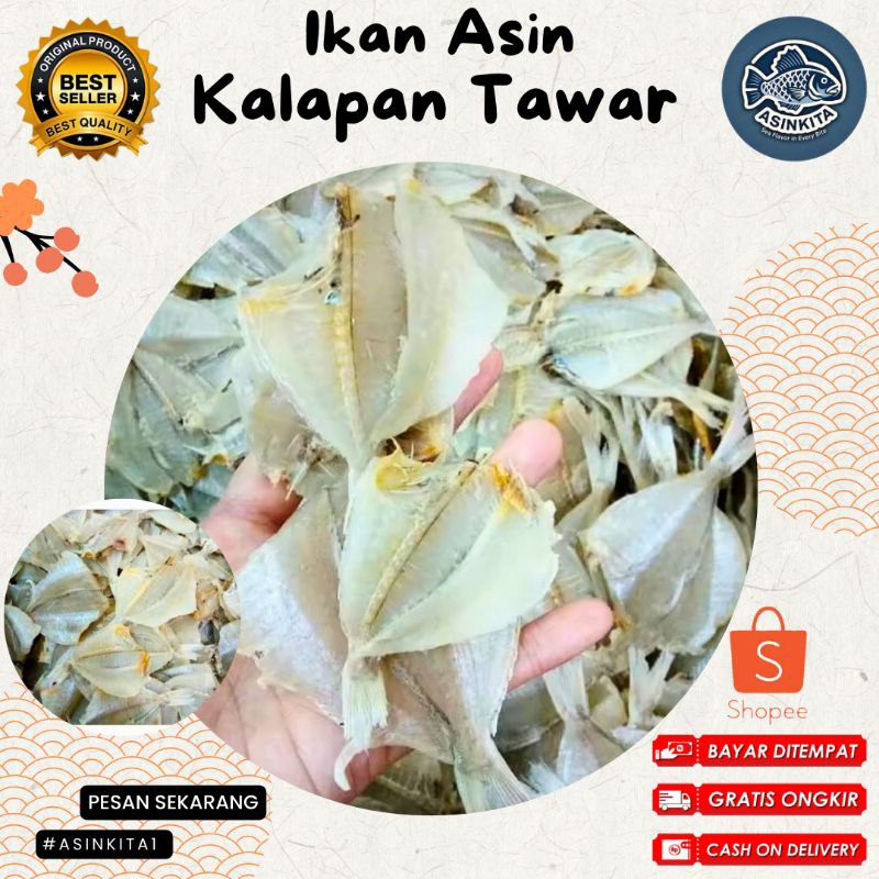 Jual ikan asin tipis kering kalapan tawar/pakang murah | Shopee Indonesia