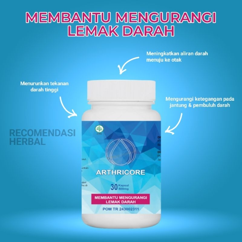 Jual Arthricore 100% Asli Original Herbal Obat Hipertensi Darah Tinggi ...