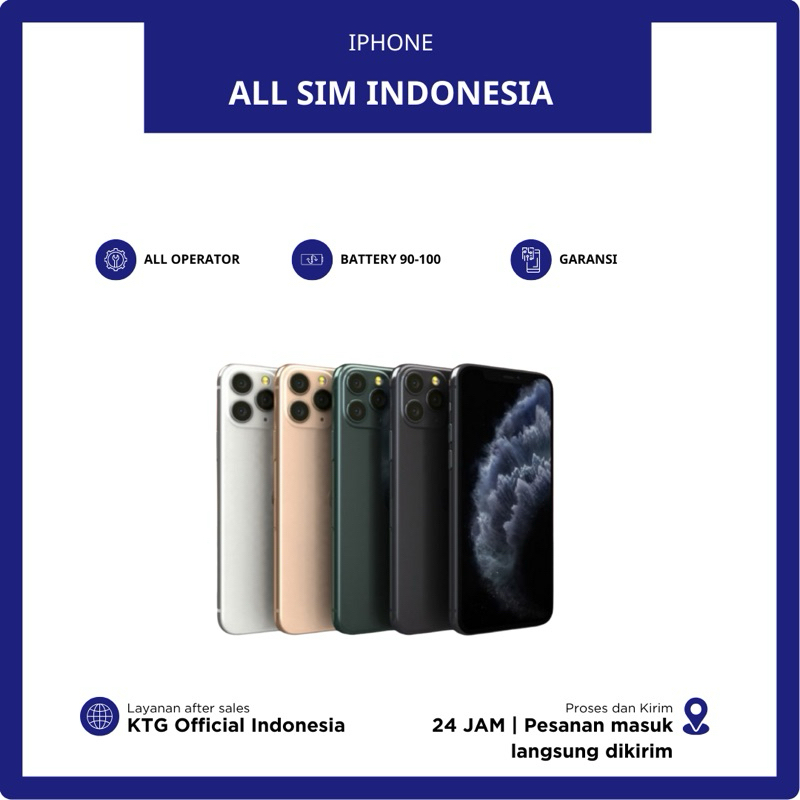 Jual KTG Ip 11 pro max 64 gb 256 gb | Shopee Indonesia