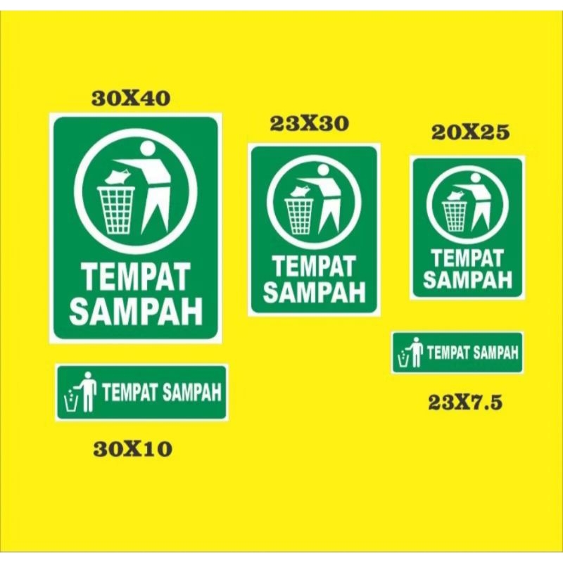 Jual stiker tempat sampah | Shopee Indonesia