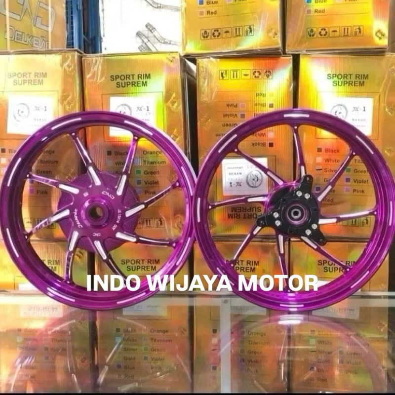 Jual VELG RACING DND DELKEVIC M8 NMAX ALL NEW AEROX 155 UK 185/215-14 ...
