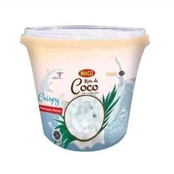 Jual INACO Nata De Coco Crispy 1 kg bucket (potongan besar) | Shopee ...