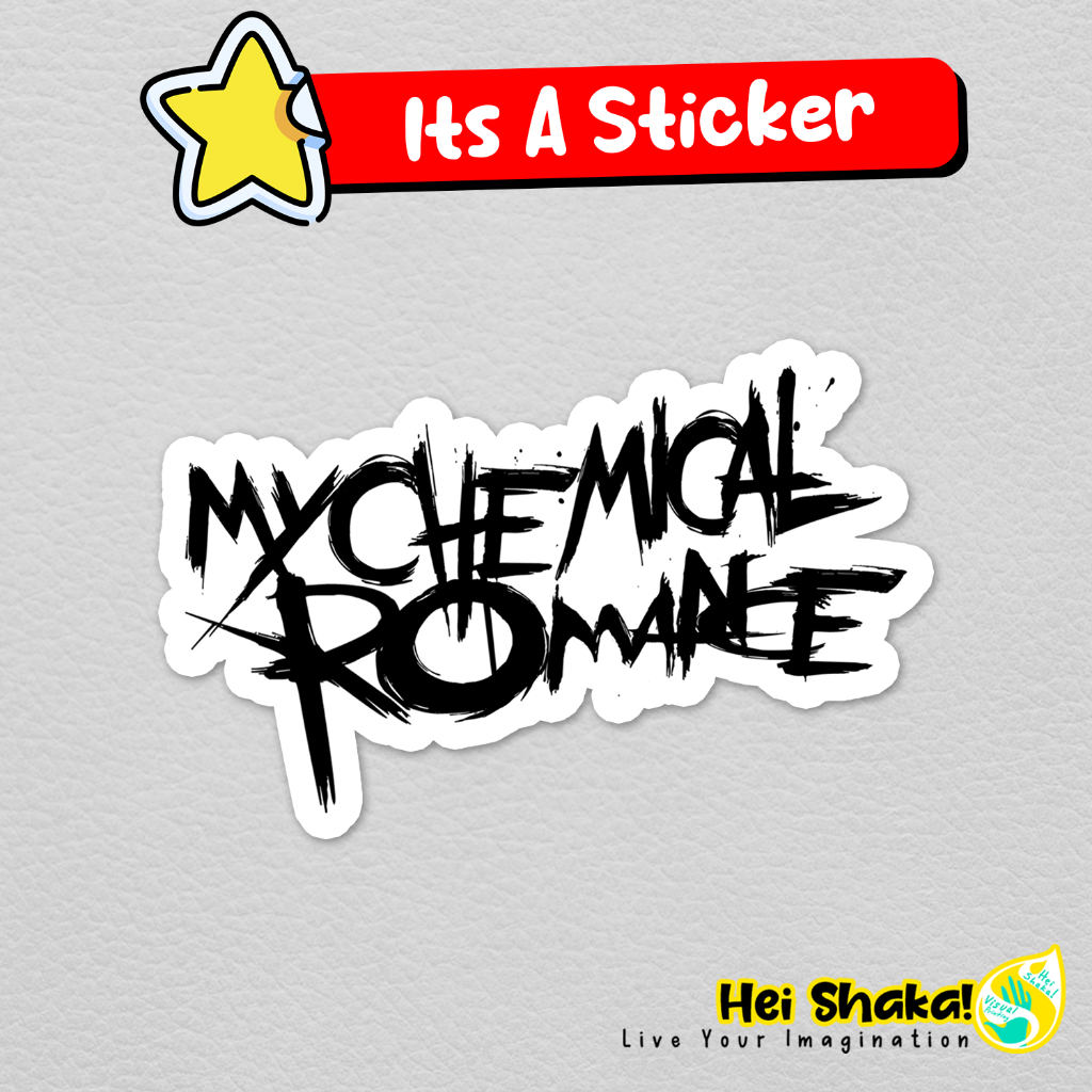Jual Stiker My Chemical Romance MCR Logo Sticker Musik Bahan Vinyl Anti ...