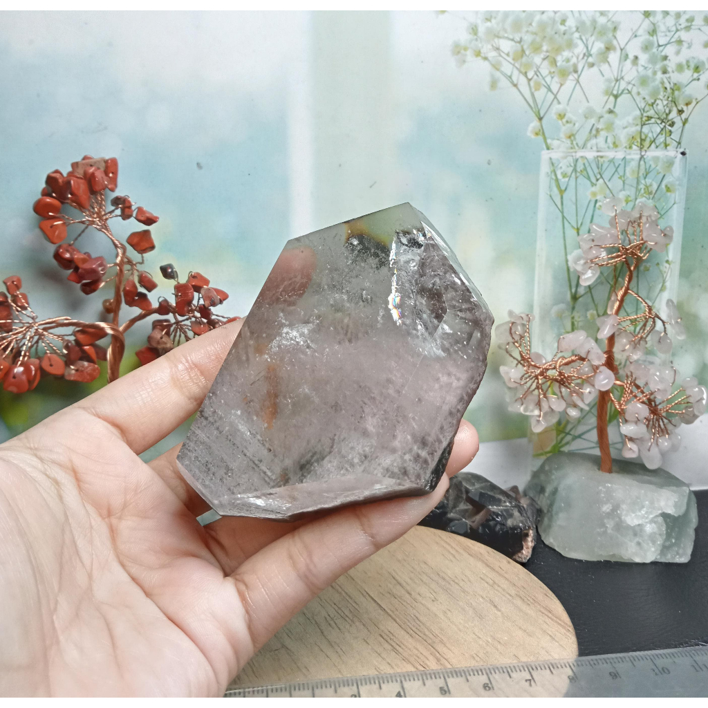 Jual Natural Phantom / Lodolite / Garden Quartz Freeform (5) | Shopee ...