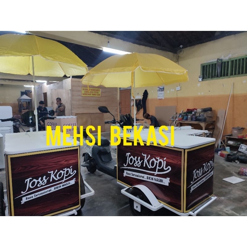 Jual Gerobal kopi keliling , Gerobak kopi sepeda listrik kekinian ...