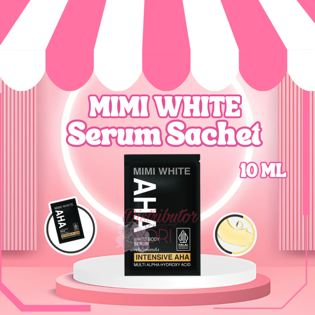 Jual AHA MIMI WHITE Serum Sachet 10 ML | BPOM | Shopee Indonesia