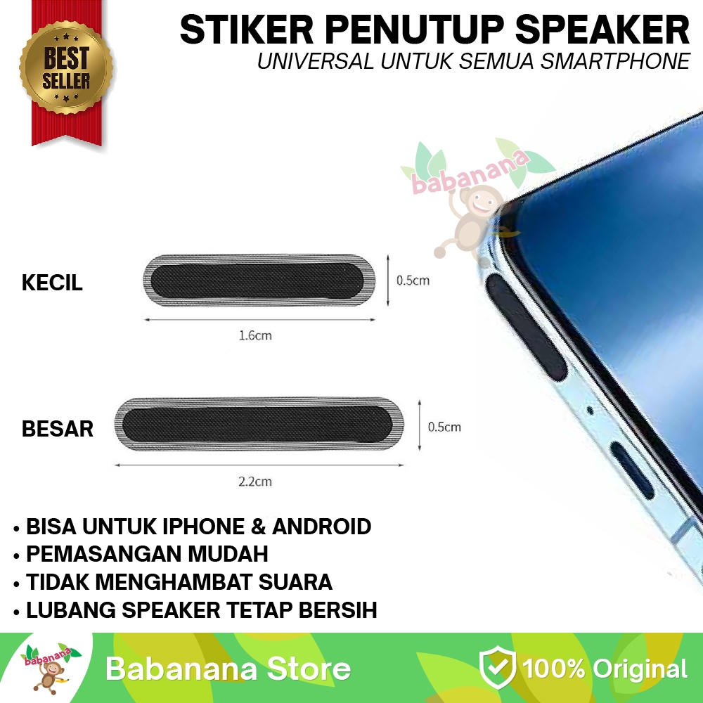 Jual Sticker Cover Jaring Anti Debu Penutup Lubang Speaker HP Stiker ...