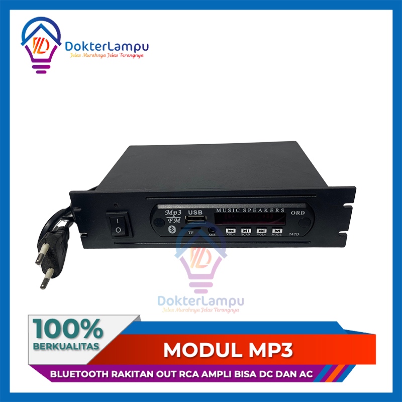 Jual Modul mp3 bluetooth rakitan out rca amplifier bisa dc ampun ac ...
