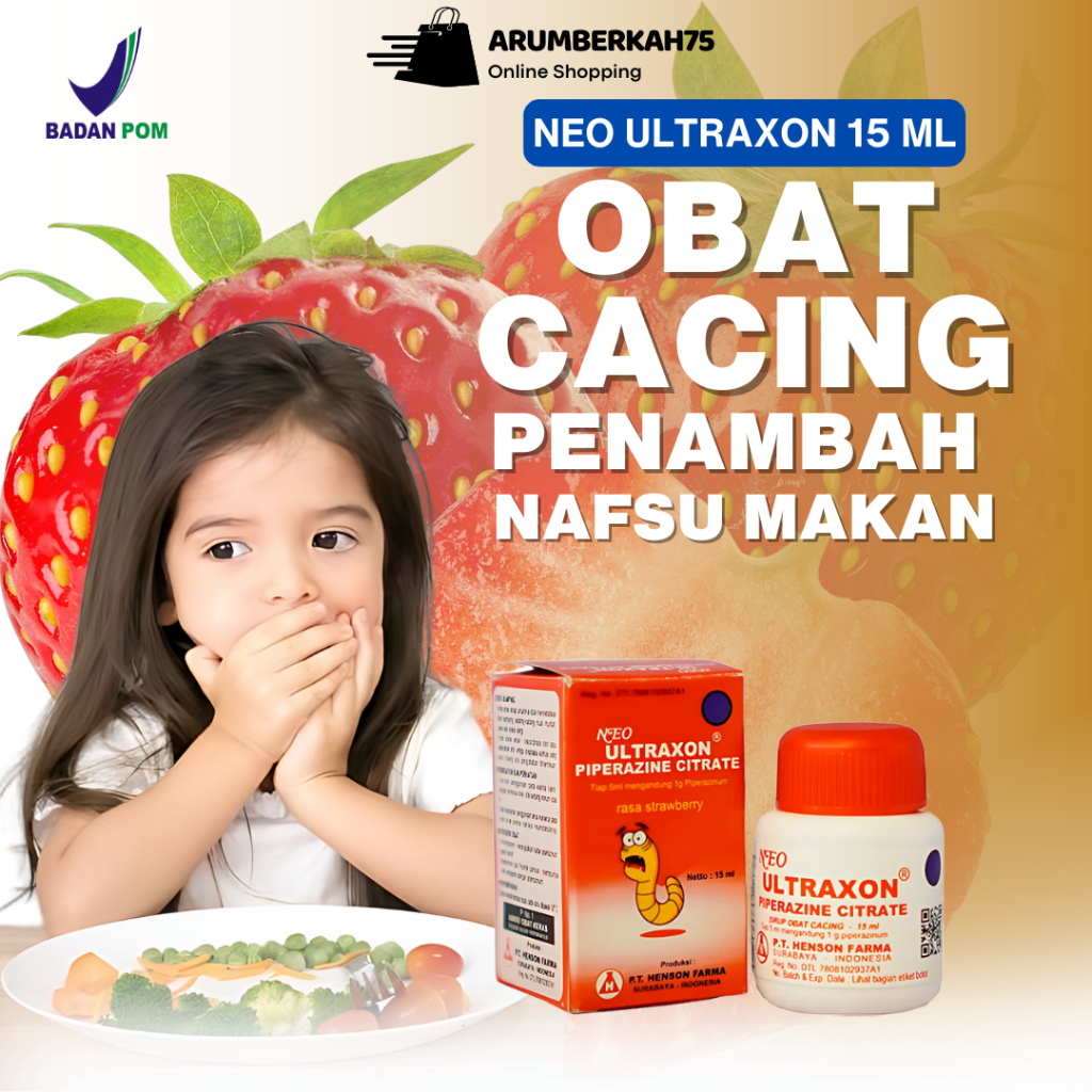 Jual Neo Ultraxon Sirup - Obat Cacing Manusia Sirup Cacingan Penambah ...