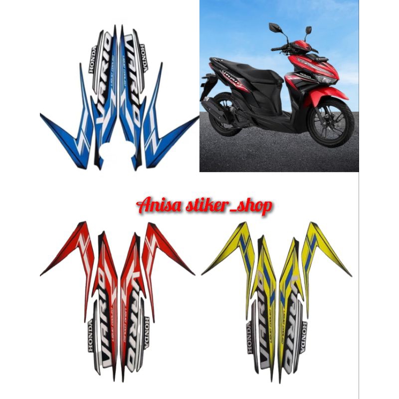 Jual striping stiker lis POLET body honda vario 125 2024 full body | Shopee Indonesia