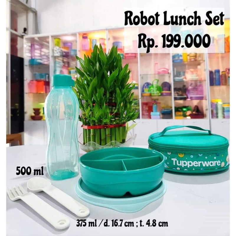 Jual TUPPERWARE TEMPAT MAKAN ANAK LUNCH SET | Shopee Indonesia