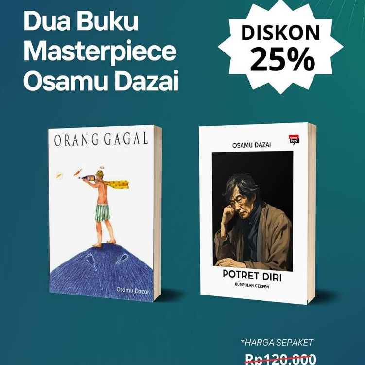 Jual Buku Masterpiece Osamu Dazai (Orang Gagal dan Potret Diri) | Shopee Indonesia