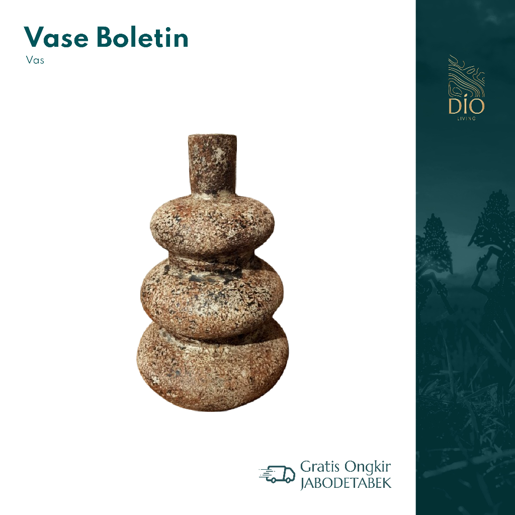Jual Dio Living - Boletin Vas Clay Unik Hias Estetik | Shopee Indonesia