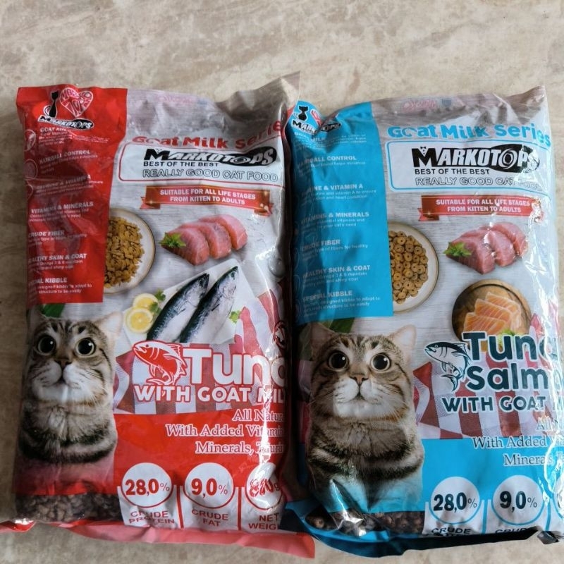 Jual MARKOTOP MARKOTOPS 800G TUNA SALMON WITH GOAT MILK ADULT KITTEN ...
