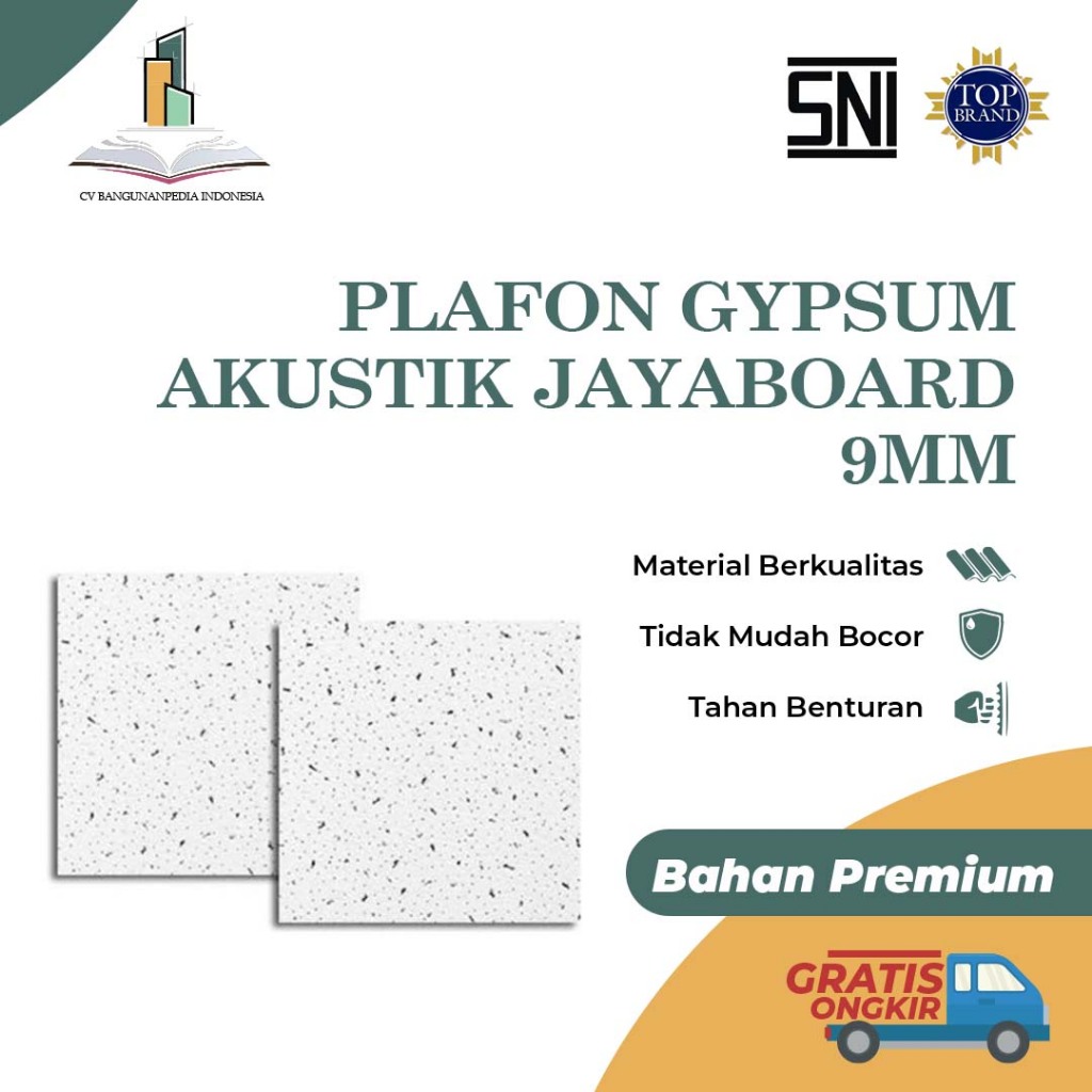 Jual PLAFON GYPSUM AKUSTIK JAYABOARD 9MM 1PAX 8 LEMBAR TERMURAH DI ...