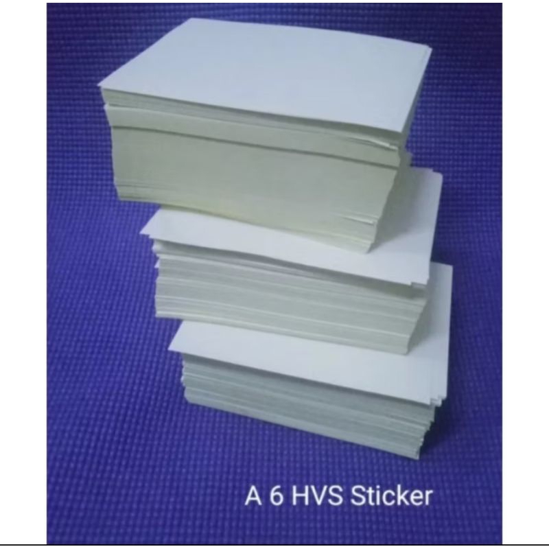 Jual Kertas Stiker HVS A6 ,ukuran : 10 x 15 cm | Shopee Indonesia