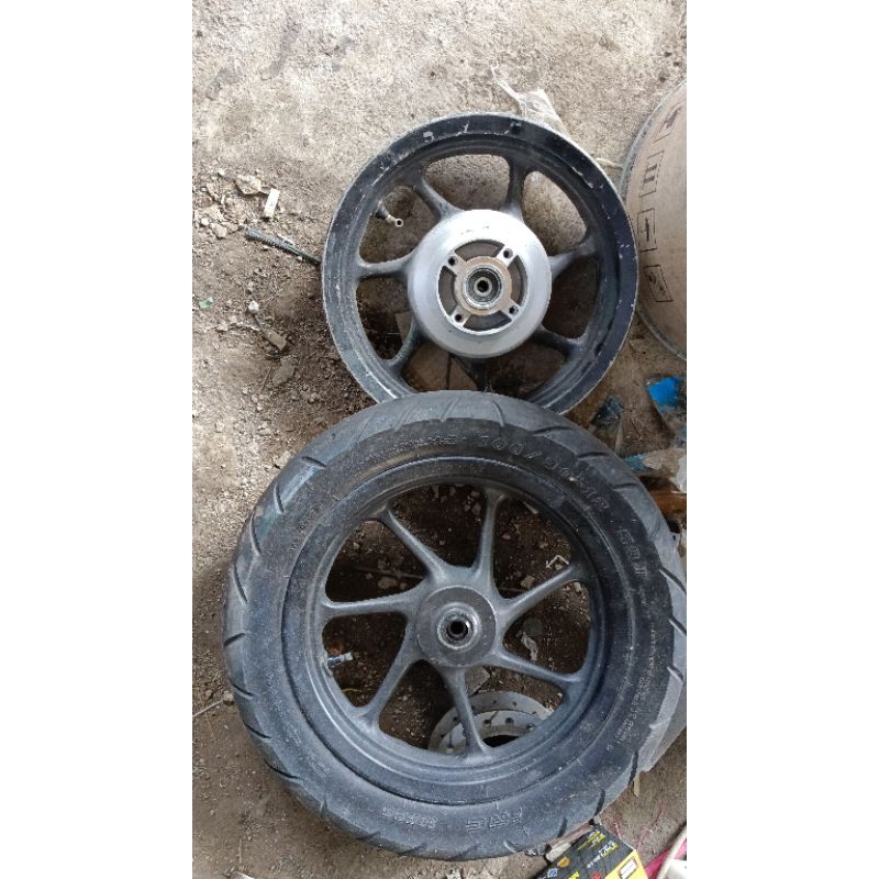 Jual velk velg monkey gorilla ring 12 double disc original honda pelk ...