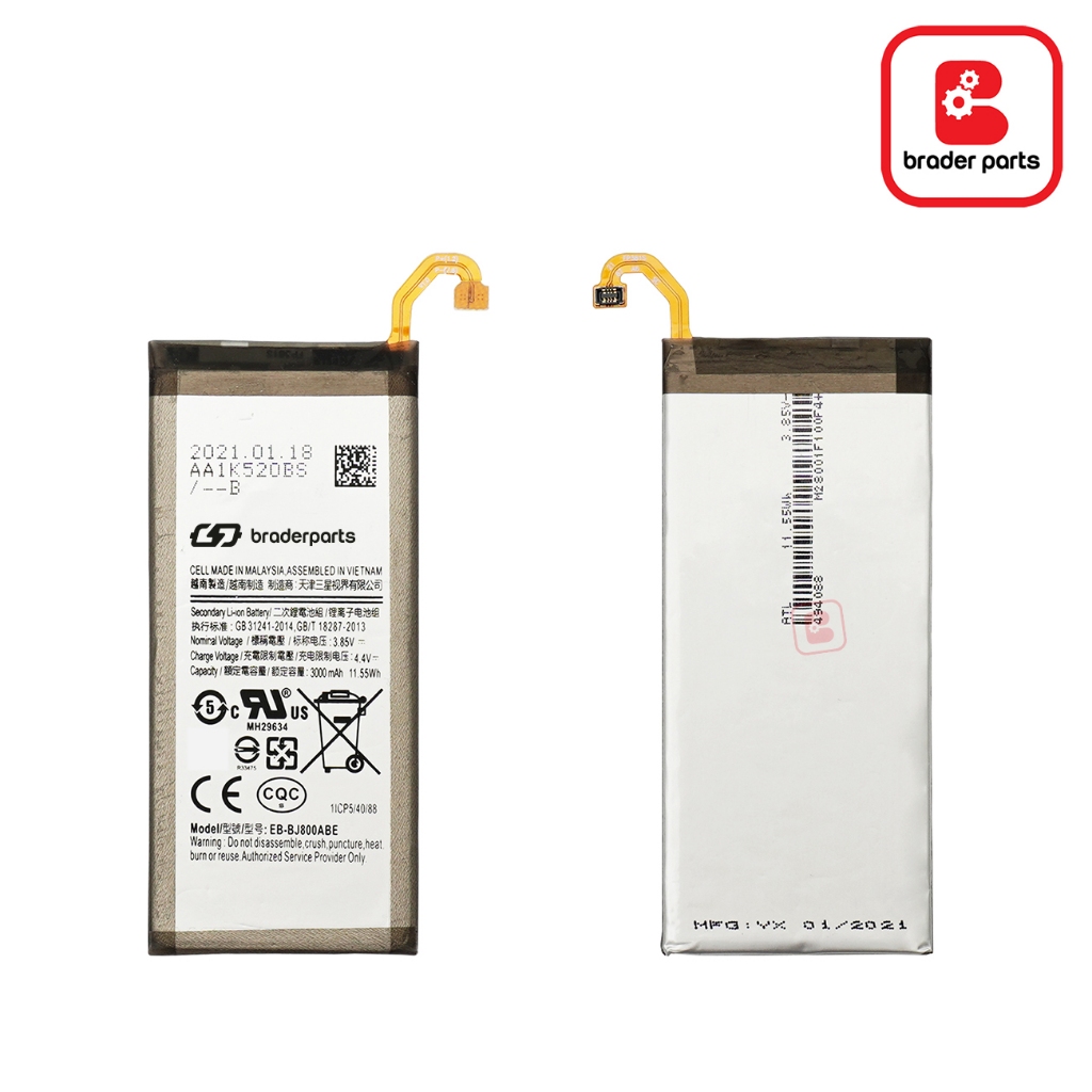 Jual BraderParts Baterai Battery 4831 untuk Model SM SM-J600G | J6 2018 ...