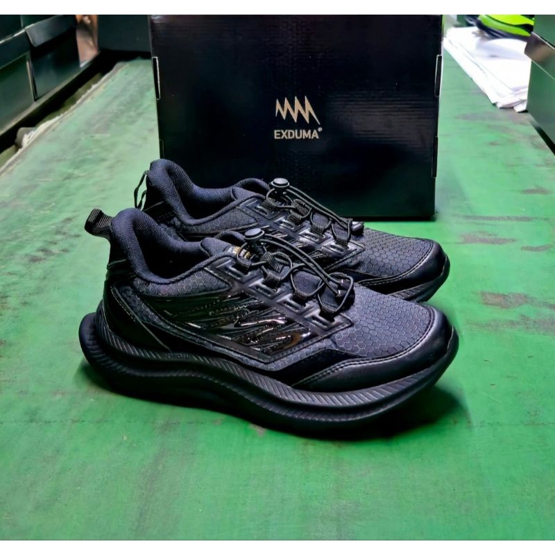 Jual Sepatu Exduma Super black Sol Baru 2025 New | Shopee Indonesia