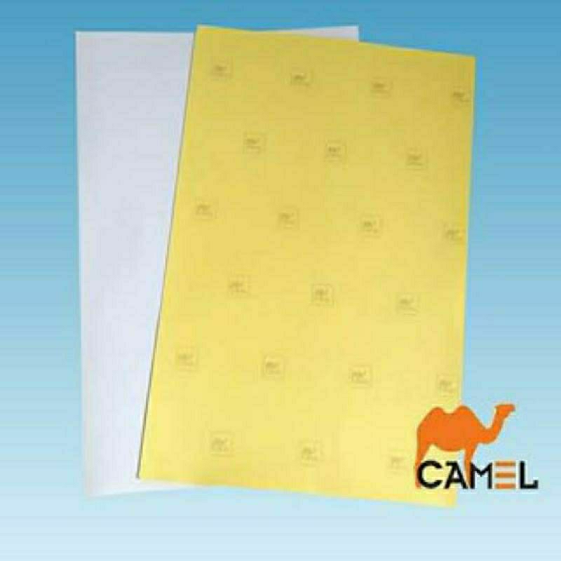 Jual Kertas sticker CROMO CAML, ukuran f4, isi 25 lembar. | Shopee ...