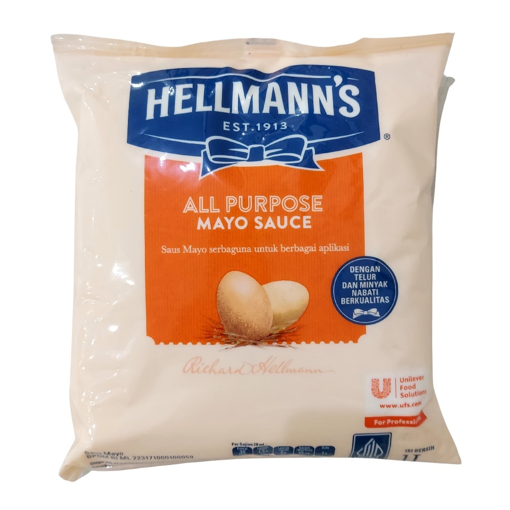 Jual Hellmann's All Purpose Mayo Sauce saus mayonaise serbaguna premium ...
