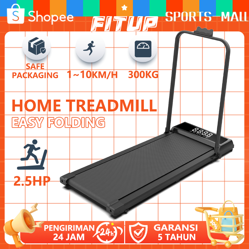 Jual Fitup Treadmill Elektrik 1-10KM/Treadmill Low Watt/Treadmill Lipat ...