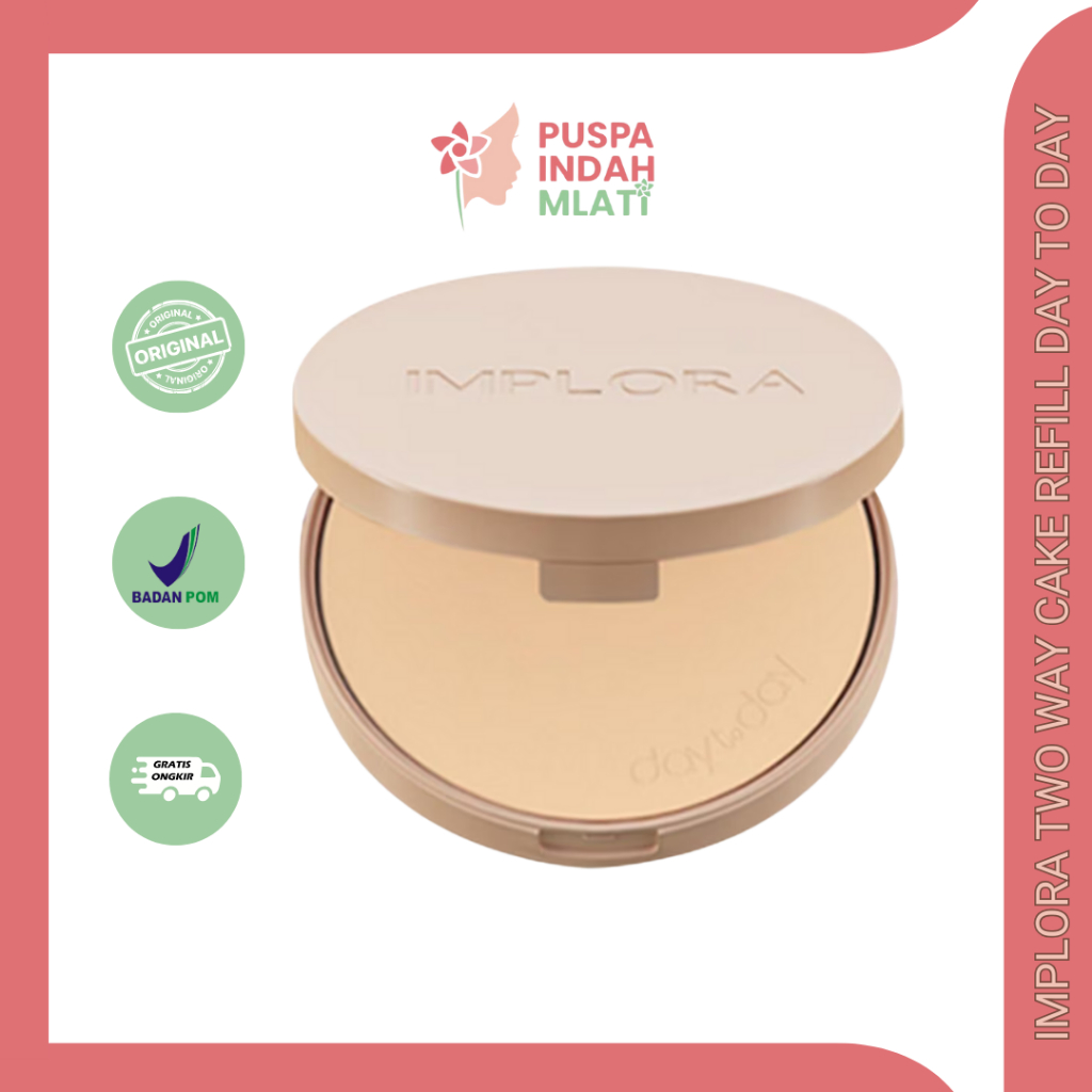 Jual IMPLORA TWO WAY CAKE REFILL DAY TO DAY SERIES | Shopee Indonesia