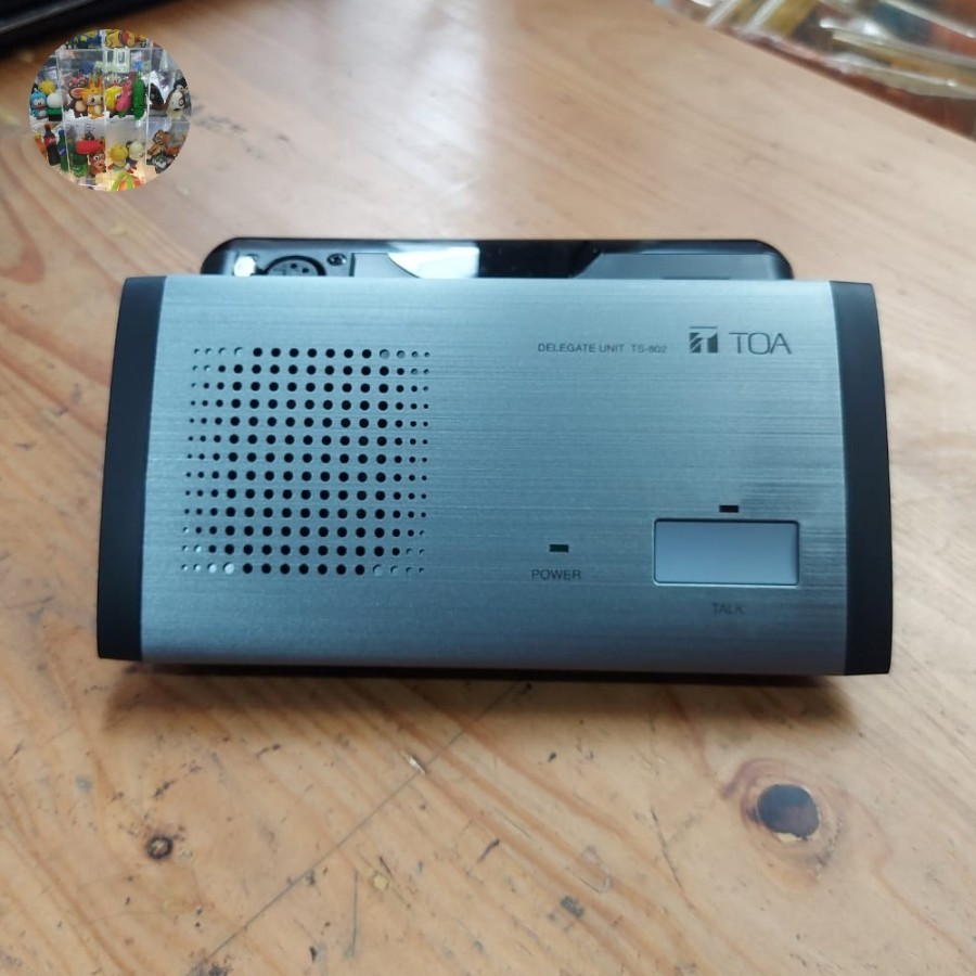 Jual TOA TS-802 Delegate Unit Wireless Microphone TS 802 Unit Only Tanpa Antena Tanpa Microphone ...