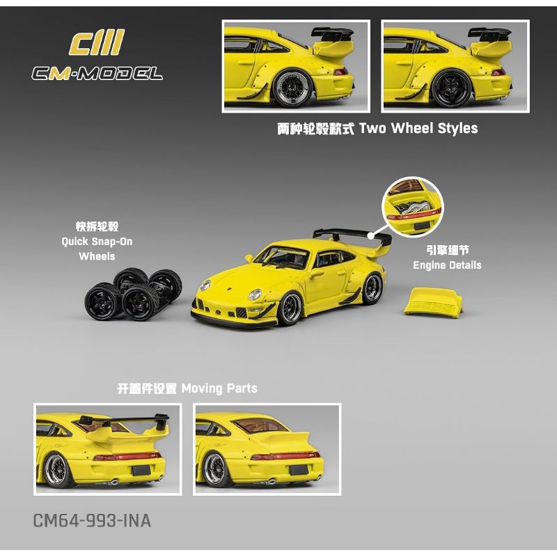 Jual CM MODEL - 993 RWB YELLOW INDONESIA EXCLUSIVE | Shopee Indonesia