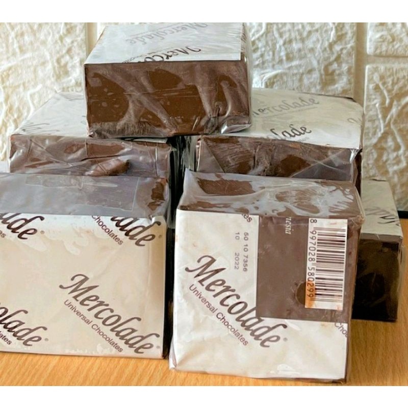 Jual Mercolade Chocolate Dark Compound Potongan Ecer | Shopee Indonesia