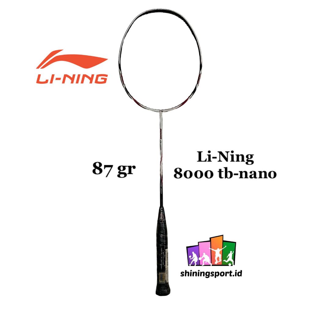 Jual Raket Badminton Li-Ning 8000 tb-nano (+ Free Tas Li-Ning Single ...