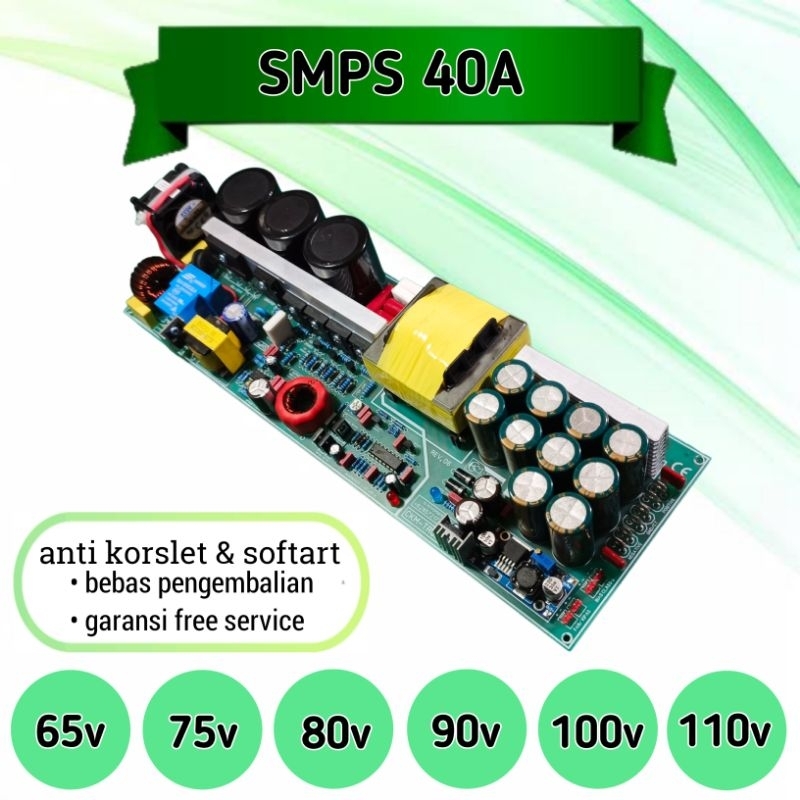 Jual trafo smps fullbridge 40A 4000W / 4kva CT 65v 75v 80v 90v 100v ...
