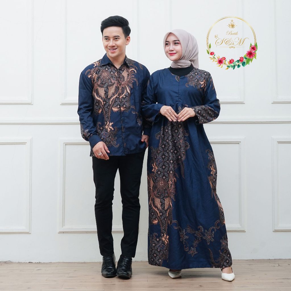 Jual Harga Paket Sepasang Baju Batik Pria Wanita Couple Kemeja Dan ...