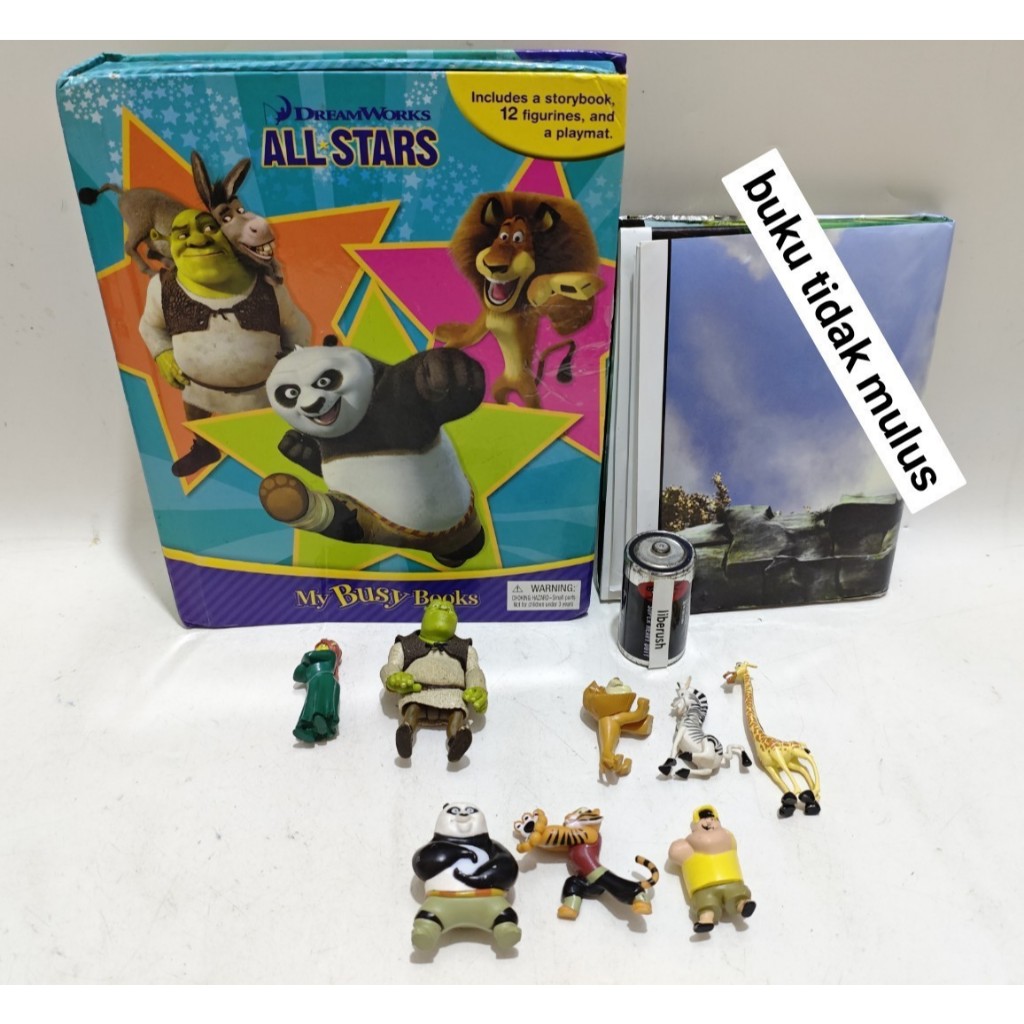 Jual My busy books dreamworks all stars kungfu panda madagascar alex ...