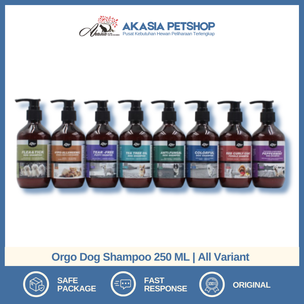 Jual Orgo Dog Shampoo 250 ML | All Variant | Shampo Anjing | Orgo Pet ...