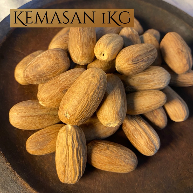Jual Biji pala lonjong 1kg / biji pala panjang / nutmeg seed / bumbu ...