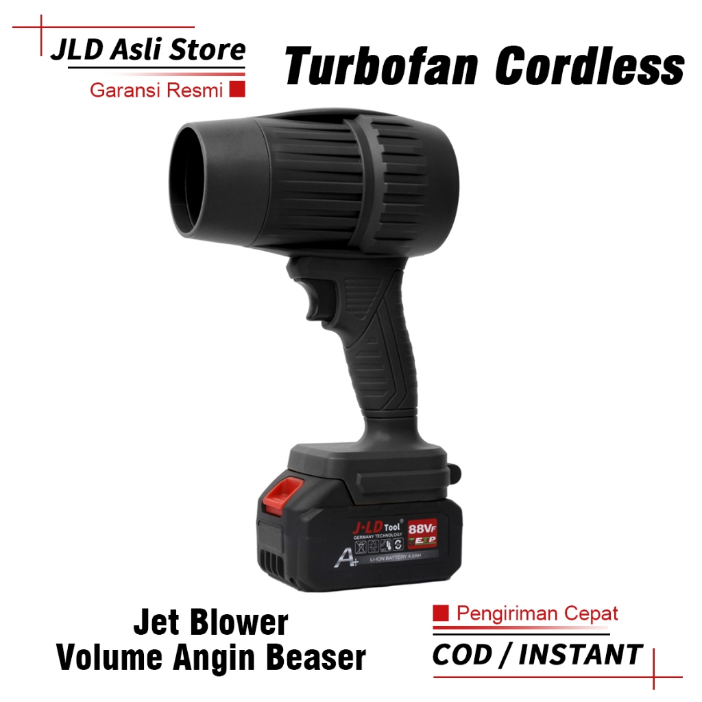 Jual JLD 1050W Turbofan Jet Blower Cordless Ducted Violent Turbo Fan ...
